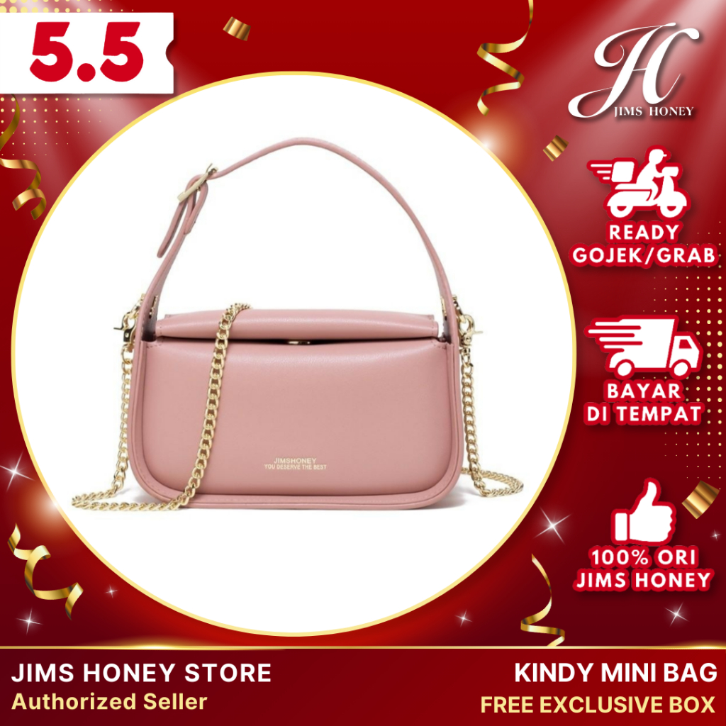 Jual JIMS HONEY KINDY MINI BAG TAS SELEMPANG WANITA FREE EXLUSIVE BOX | Shopee Indonesia
