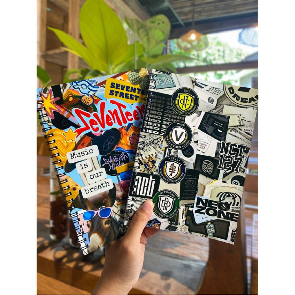 Jual NoteBook Spiral A5 K-POP IDOL AESPA NEW JEANS ENHYPEN LE SSERAFIM ...