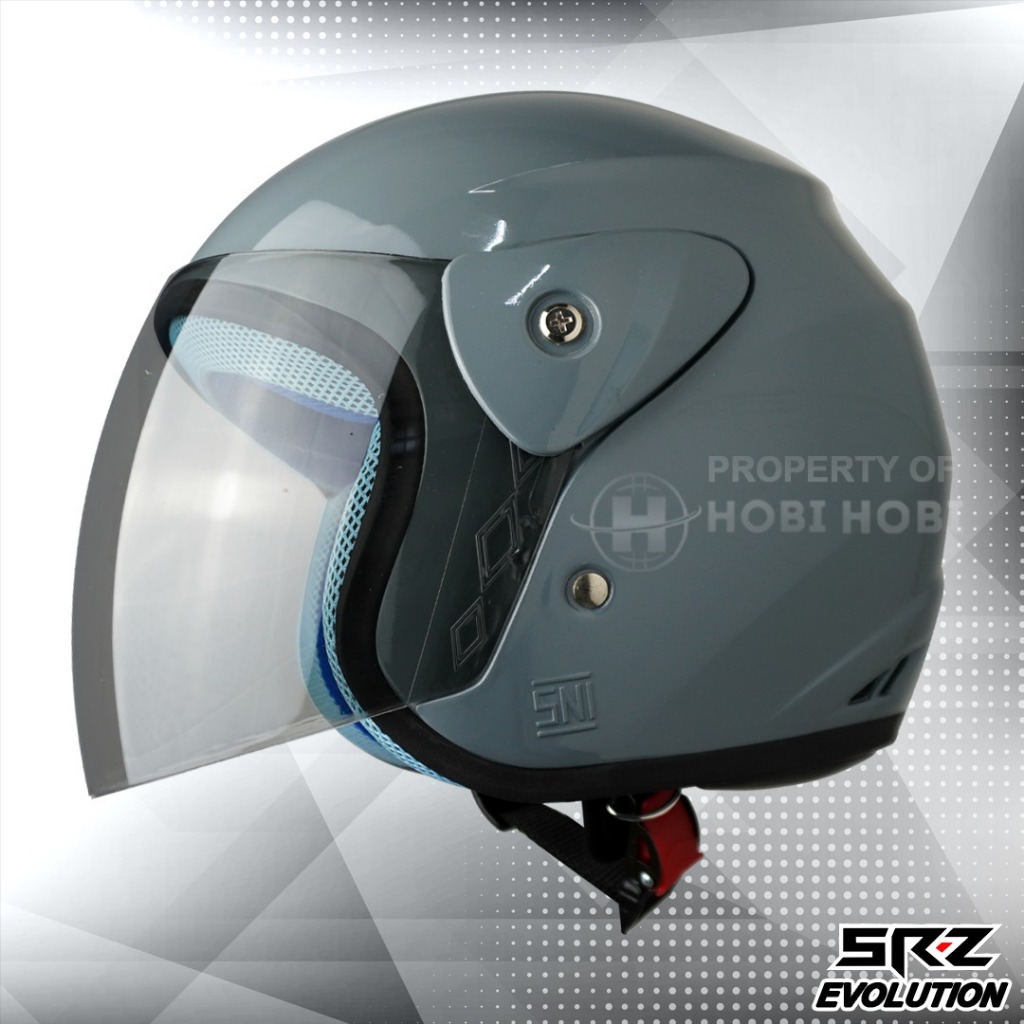 Jual HELM EVOLUTION SOLID POLOS MURAH HALF FACE MODEL GM EVO UNTUK PRIA ...