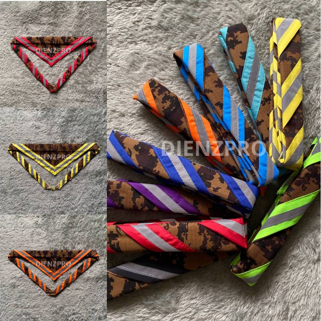 Jual Scraft Loreng Pramuka Menyala / scrap pramuka loreng / scraft ...