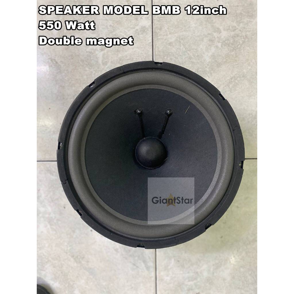 Jual SPEAKER WOOFER MODEL BMB 12inch 12in 550 watt SPEAKER DOUBLE MAGNET 12 inch | Shopee Indonesia