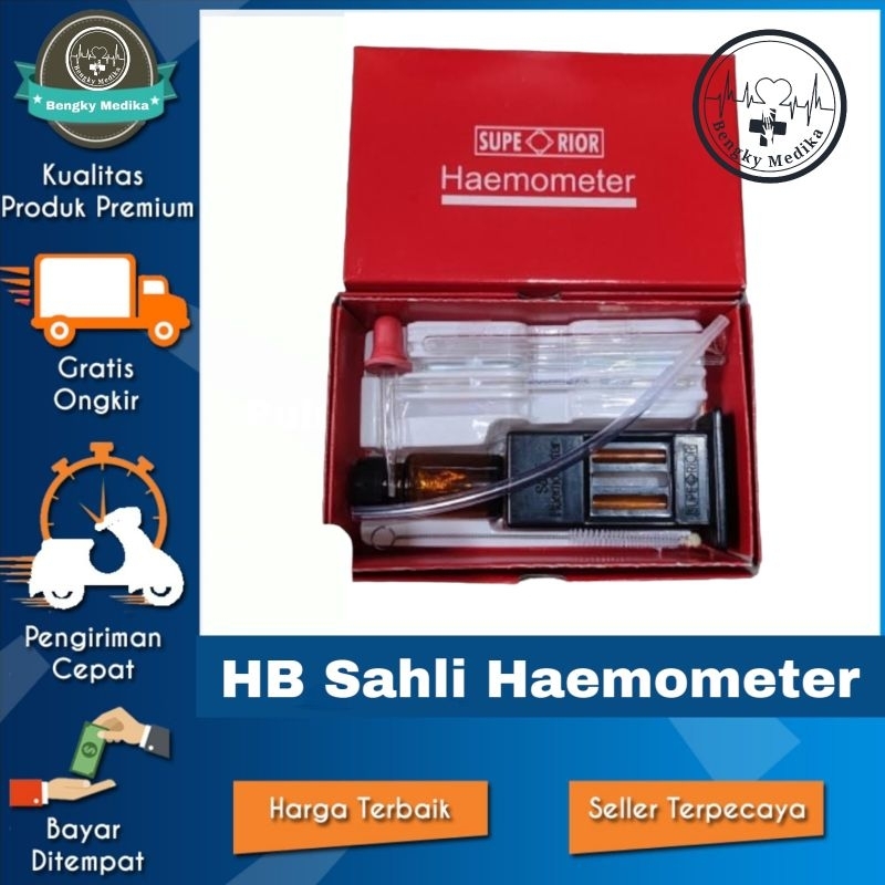 Jual HB SAHLI HAEMOMETER ALAT TEST HEMOGLOBIN MANUAL | Shopee Indonesia