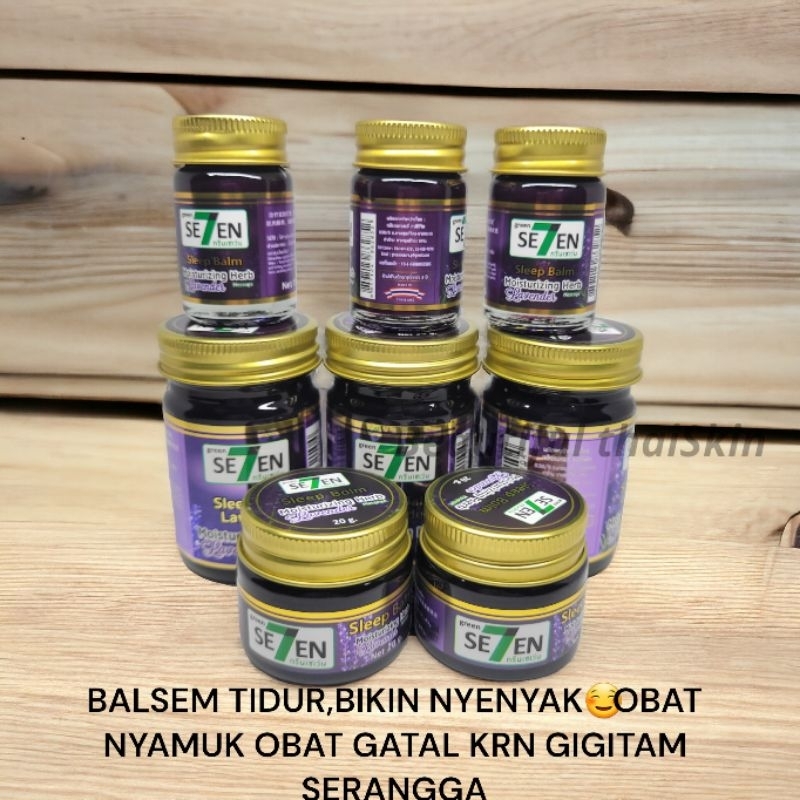 Jual Green7 balsem tidur aroma lavender Original thailand | Shopee ...