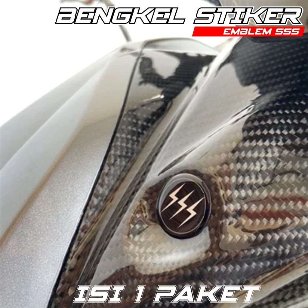 Jual Stiker Emblem SSS Logo Viral Motor Aerox Nmax Variasi Matic Keren ...