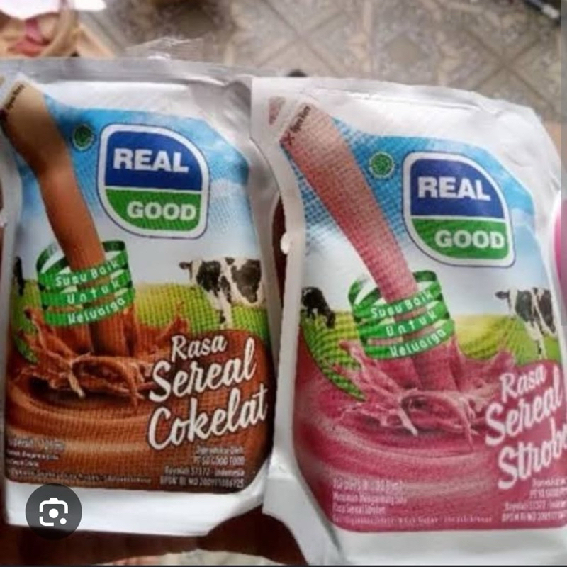 Jual Real Good susu bantal pouch 125ml | Shopee Indonesia