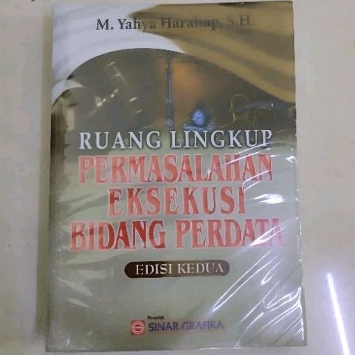 Jual buku ruang lingkup permasalahan eksekusi bidang perdata by yahya harahap | Shopee Indonesia
