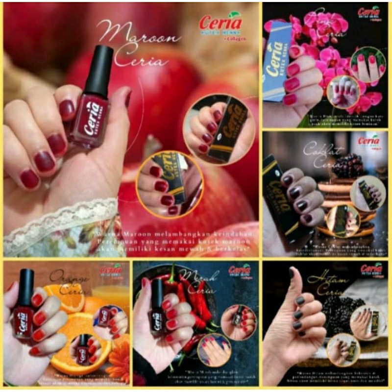 Jual kutek henna ceria kutek halal sah sholat kutek muslimah | Shopee ...