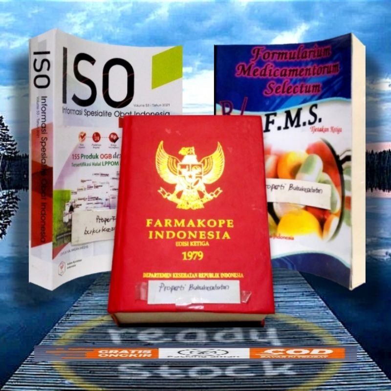 Jual Paket 3 Buku Farmasi ( ISO , FI 3 , FMS) ISO edisi 53 2021, FMS ...