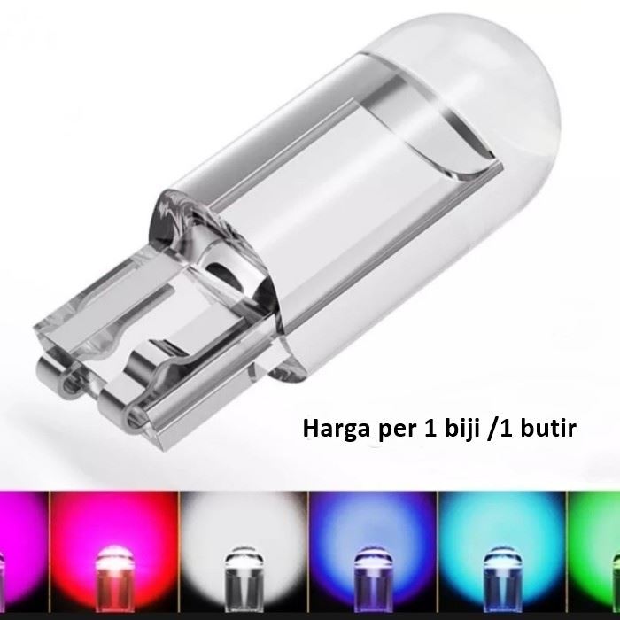 Jual hokky LAMPU LED T10 RESIN FULL KACA 360 LAMPU SENJA LAMPU PLAT ...