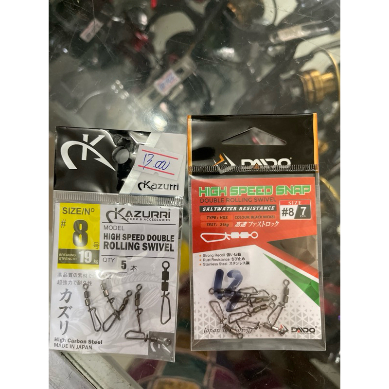 Jual Daido / kazuri high speed rolling snap/double rolling swivel ...