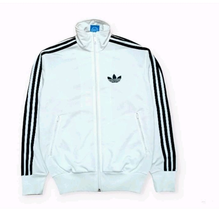 Jual Tracktop adidas firebird white/putih | Shopee Indonesia