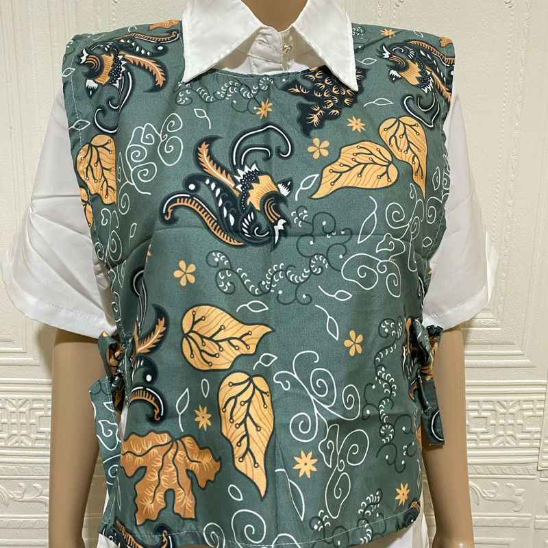 Jual Vest Batik viral termurah vest formal vest kantor vest kondangan ...