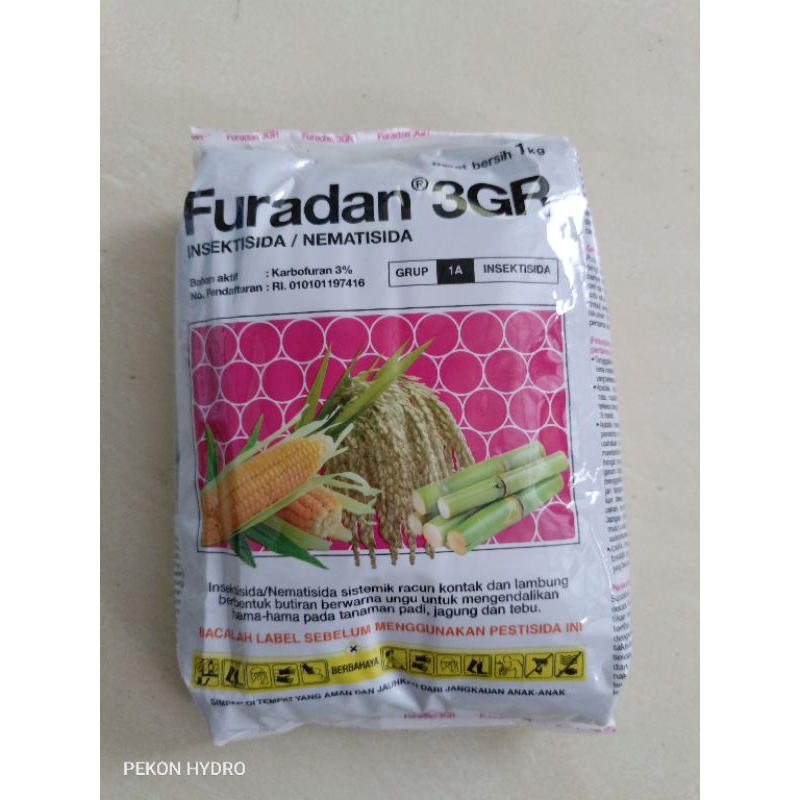 Jual FURADAN 3GR - 1 KG Insektisida Nematisida Hama Ulat Semut | Shopee ...
