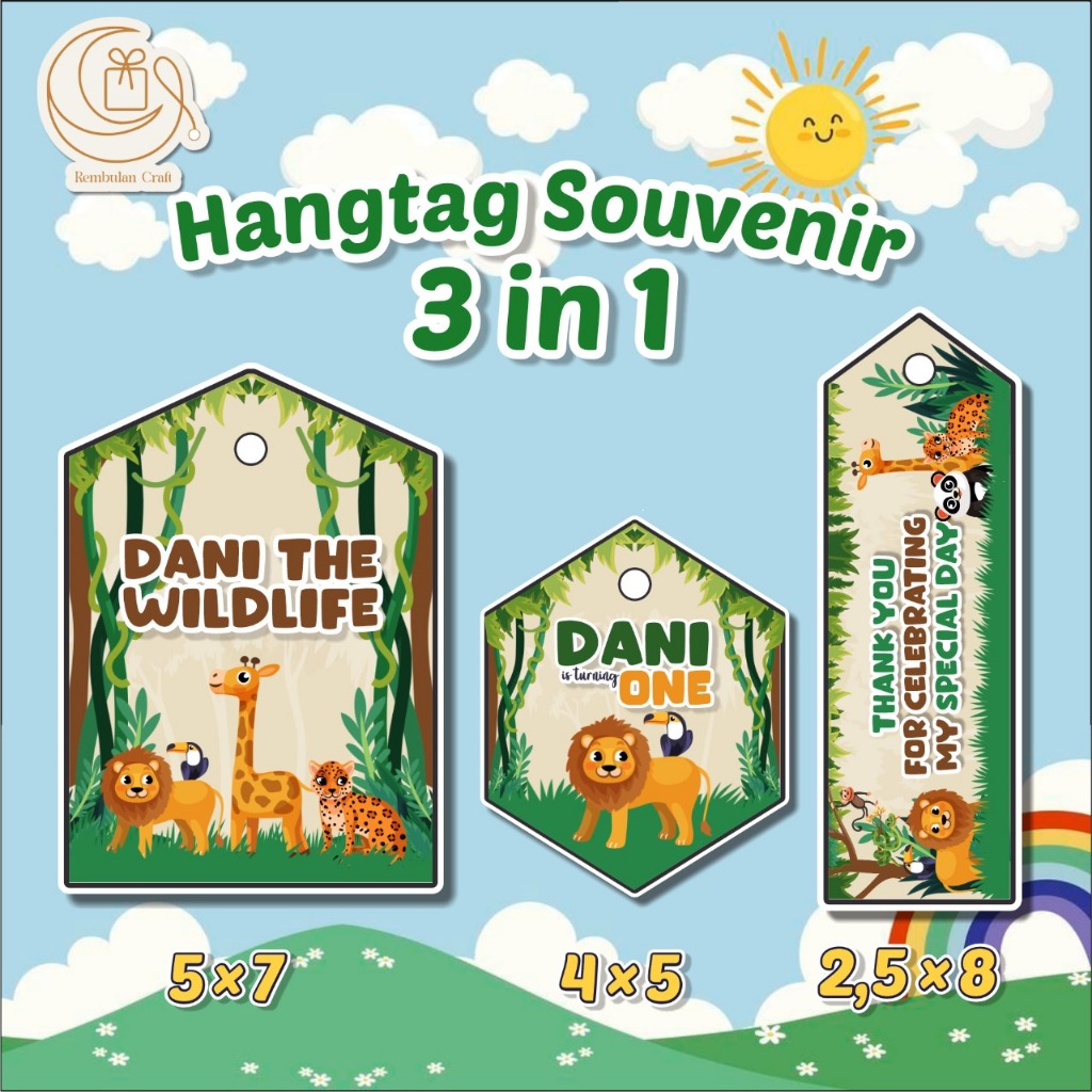 Jual HANG TAG 3 MOTIF/HANGTAG ULTAH/HANG TAG CUSTOM | Shopee Indonesia