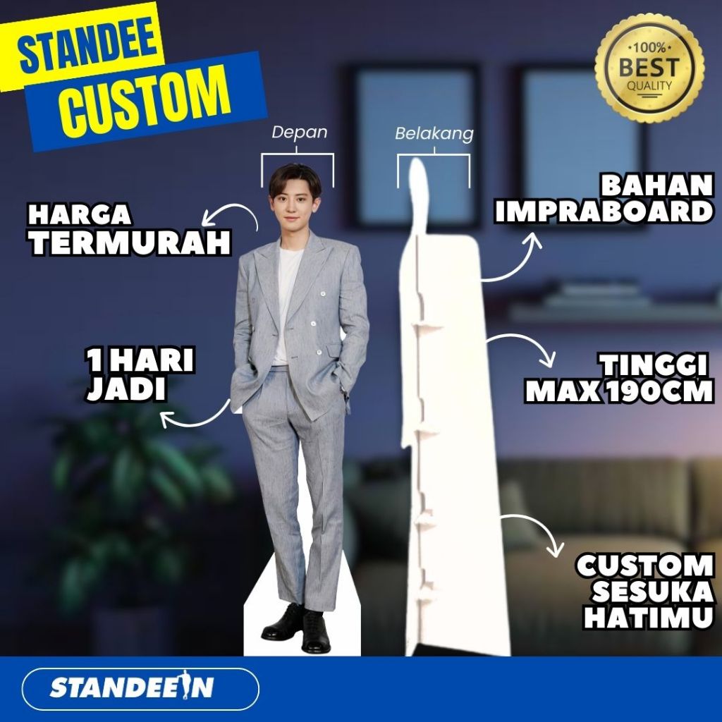 Jual Standee Custom Real Size / Human Standee Figure / Standee KPOP ...