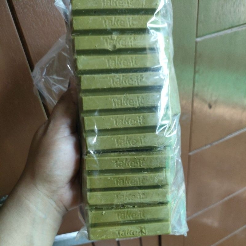Jual coklat take it green tea 500gr | Shopee Indonesia