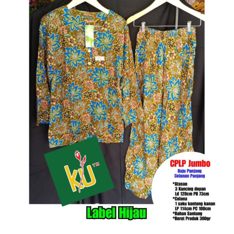 Jual KENCANA UNGU LABEL HIJAU SETELAN CPLP Jumbo | Shopee Indonesia