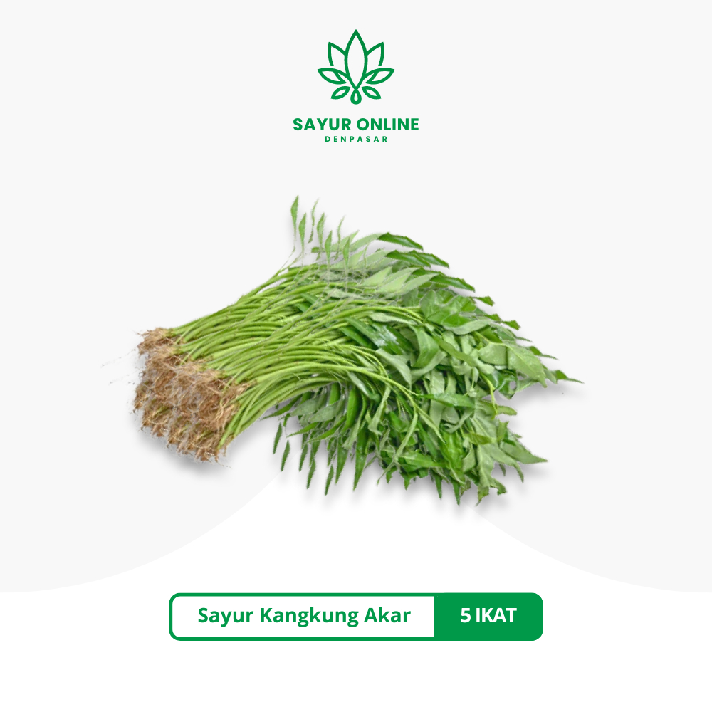 Jual Sayur Kangkung Akar 5 Ikat - Sayur Online Denpasar | Shopee Indonesia