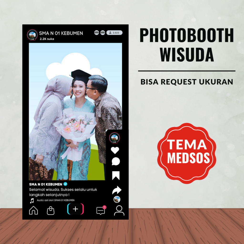 Jual PHOTOBOOTH WISUDA - BANNER FOTO WISUDA | Shopee Indonesia