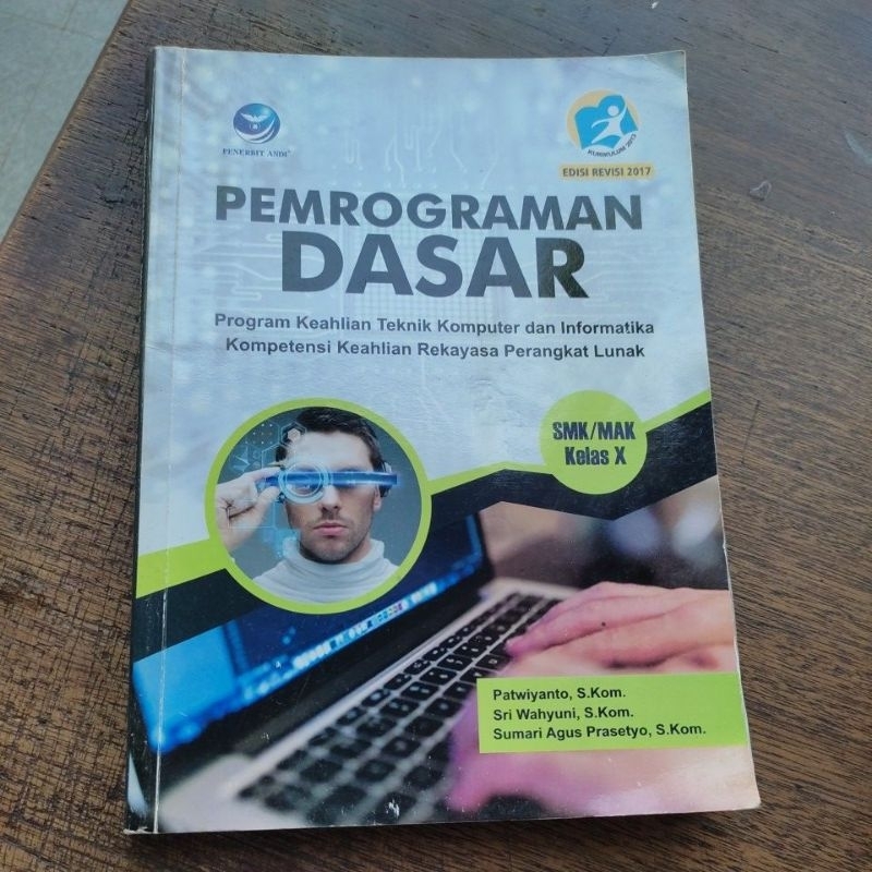 Jual BUKU PEMROGRAMAN DASAR UNTUK SMK/MAK KELAS 1 (original) | Shopee ...