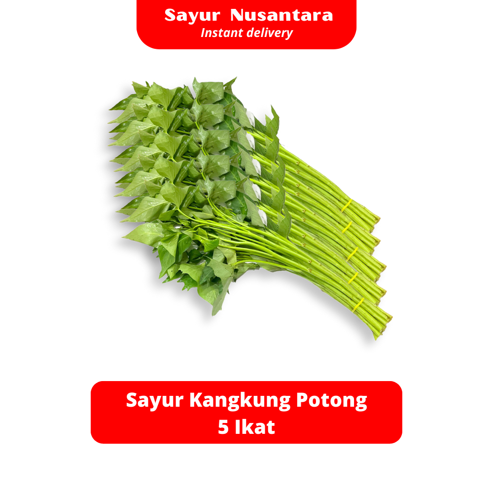 Jual Sayur Kangkung Potong 5 Ikat Kecil - Sayur Nusantara | Shopee ...