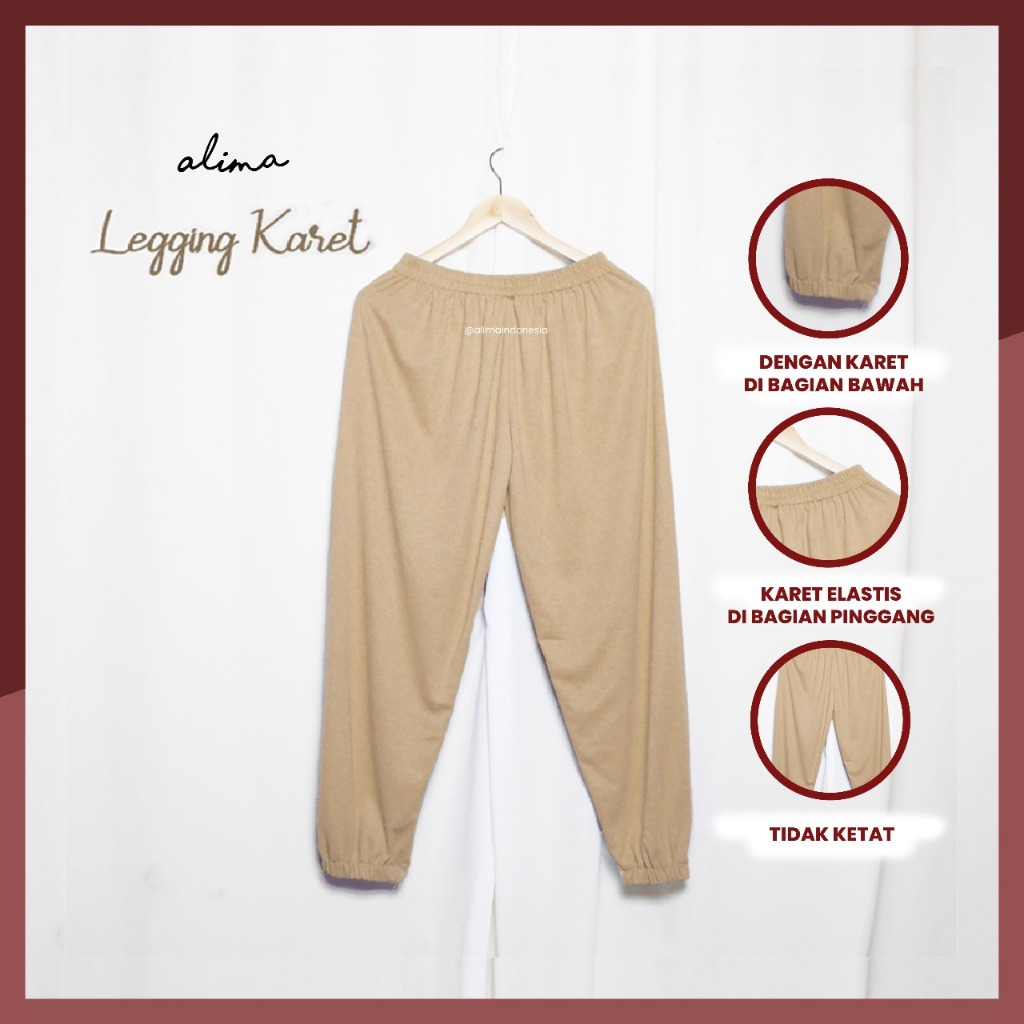 Jual Legging Kaos Celamis Kerut dan Bisban Wanita Dewasa Muslimah By ...