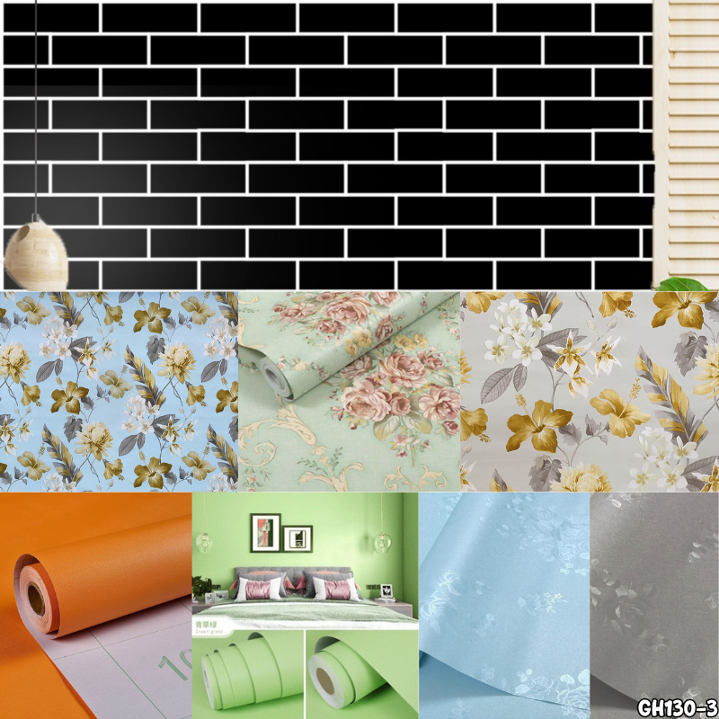 Jual Laris_Unik Promo GH Wallpaper Best Seller Walpaper Sticker Dinding ...