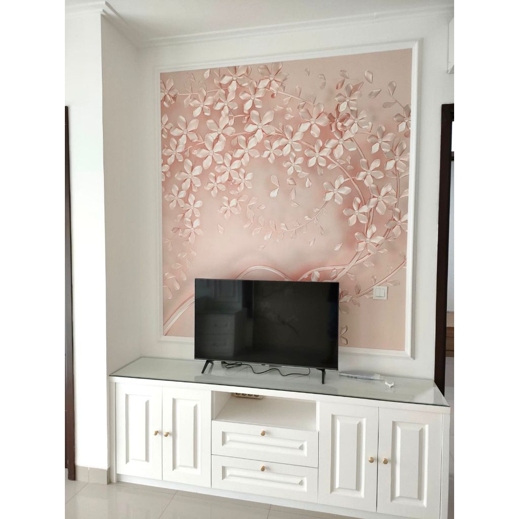 Jual BACKDROP TV MINIMALIS CUSTOM MULTIPLEX - HPL/ METER | Shopee Indonesia