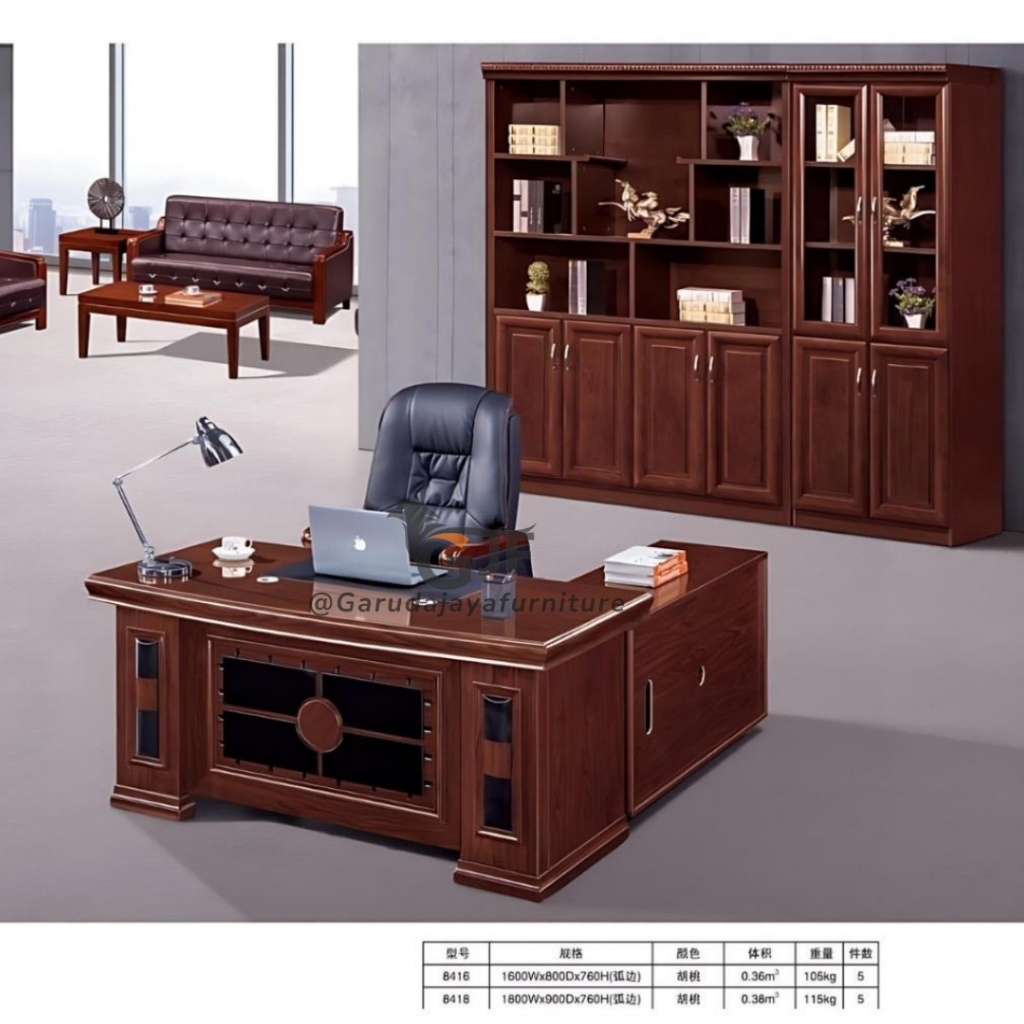 Jual MEJA DIREKTUR / MEJA KERJA BESAR / MEJA KANTOR IMPORT / MEJA ...