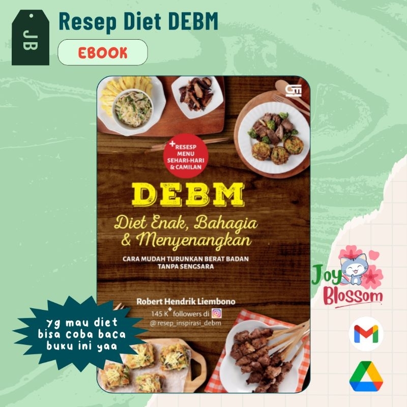 Jual Resep Diet DEBM Menu Sehari-hari & Camilan | Resep Diet Sehat ...