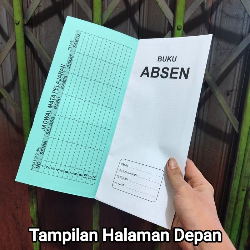 Jual 10 Pcs Buku Absen Siswa ( 4 Pilihan Warna ) | Shopee Indonesia