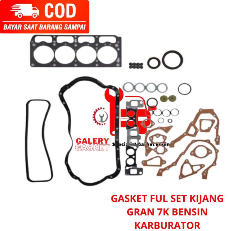 Jual PAKING SET PACKING DEKSEL LENGKAP TOYOTA KIJANG 7K KARBURATOR ...