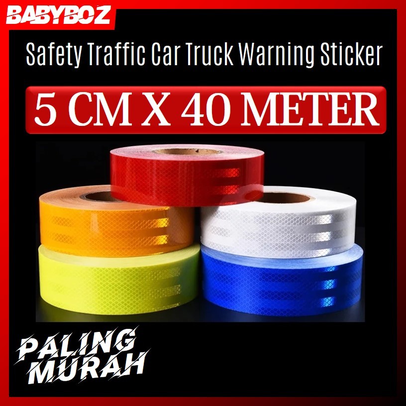 Jual BABYBOZ - ORIGINAL TAFFPACK 40 METER TaffPACK Stiker Reflektor Mobil Pemantul Cahaya ...