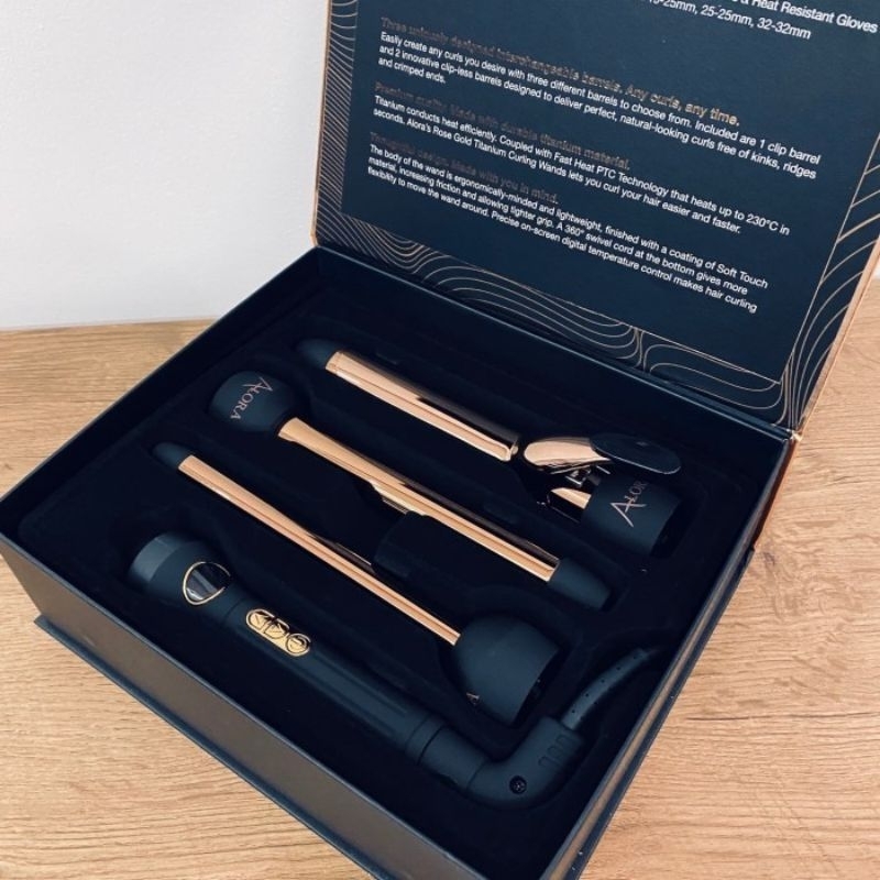 Jual catok curly alora rose gold 3 in 1 (Cuci Gudang) | Shopee Indonesia