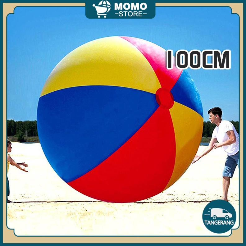 Jual KODE W1F4 1cm Bola Pantai Jumbo PVC Giant Beach Ball Jumbo ...