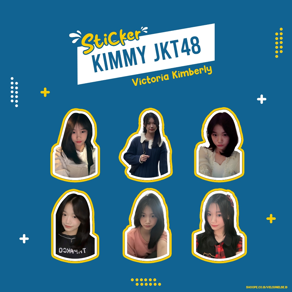 Jual [ ISI 6 ] Sticker Pack JKT48 Lucu Aesthetic High Quality | Shopee ...