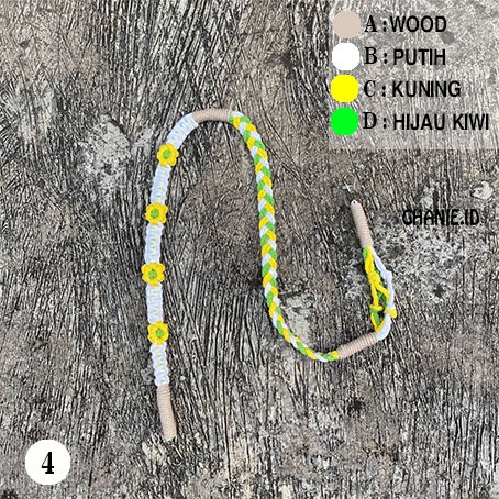 Jual Tali Strap Bag Model Bunga Ready Stock / Tali Macrame 4 Warna ...