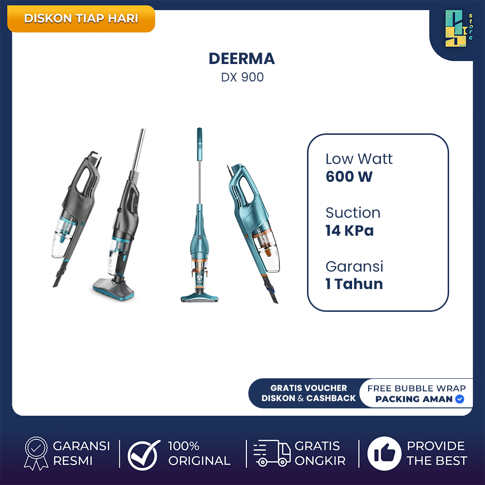 Jual Deerma DX900 Penyedot Debu 2-in-1 HandheldVacuum Cleaner ...