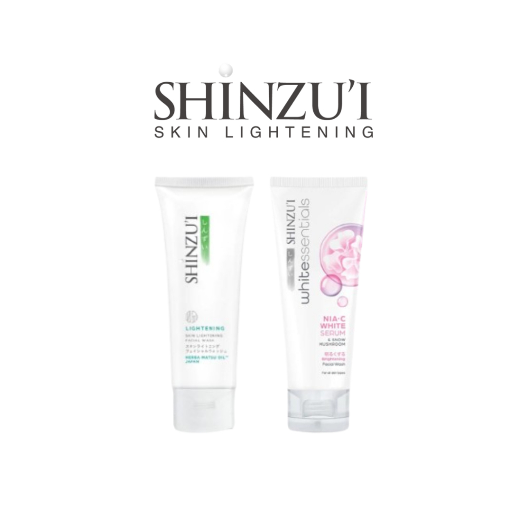 Jual SKINMED ~ SHINZUI WHITE ESSENTIALS FACIAL WASH 80ml + 20ml ...