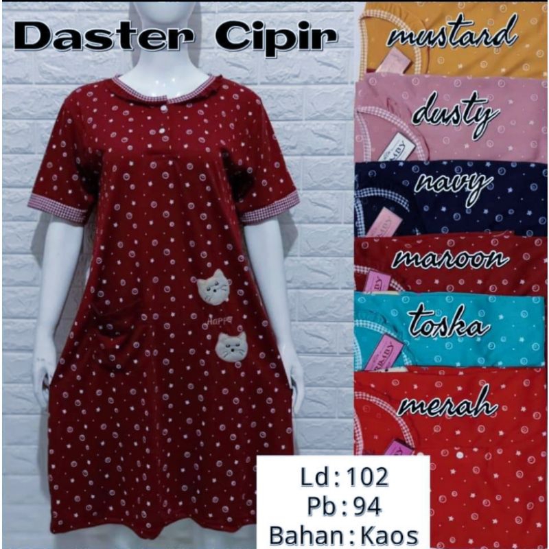 Jual Daster Kaos Cipir Standart Ld 102 cm dewasa busui Bagus Murah ...