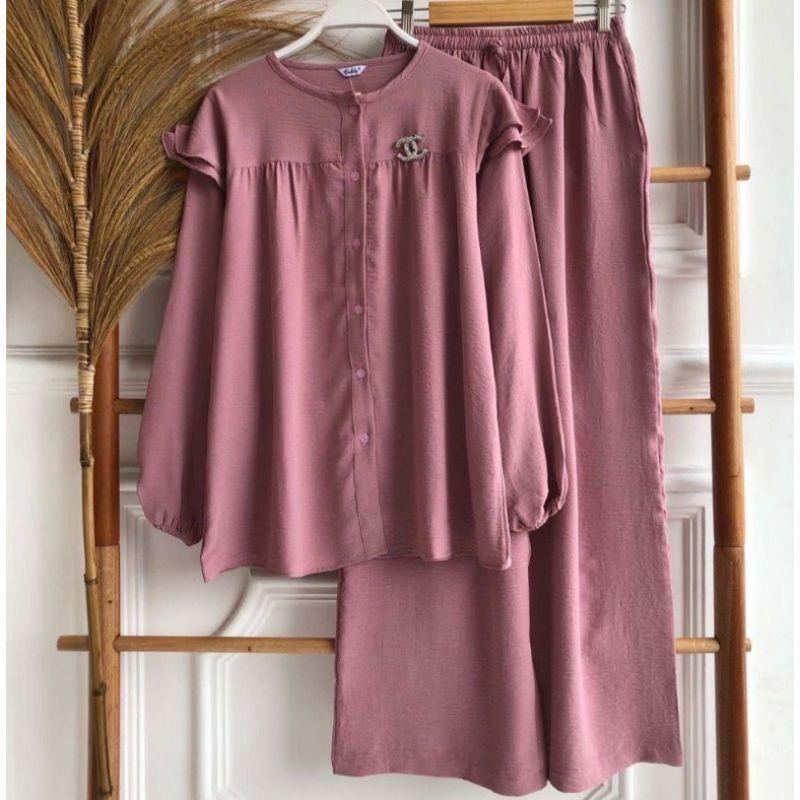 Jual ONE SET WANITA / ONE SET WANITA KEKINIAN / BAJU ONE SET WANITA JUMBO / BAJU ONE SET JUMBO ...
