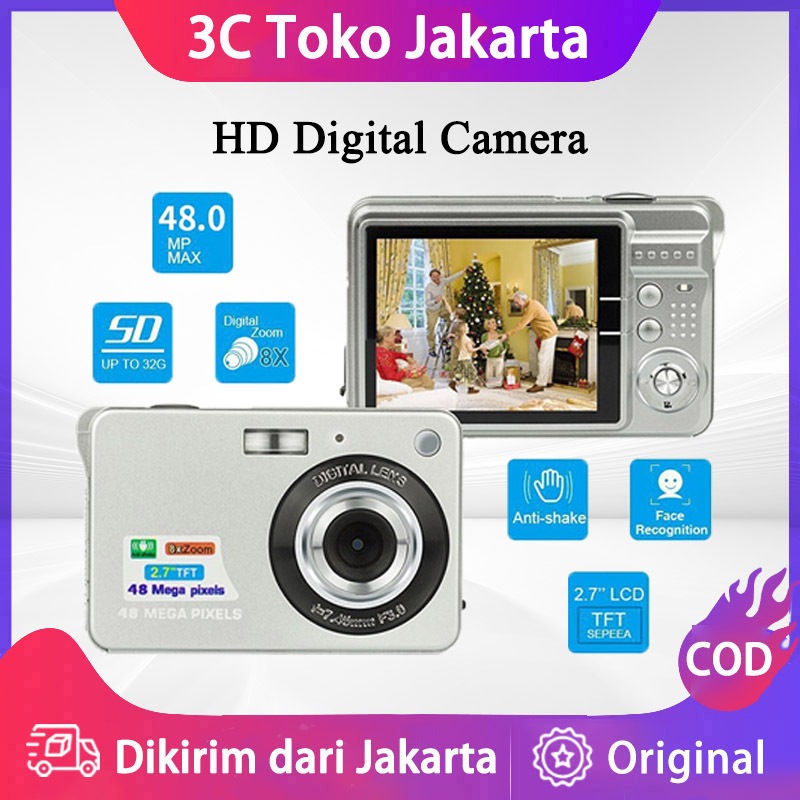 Jual Camera Digital Digicam Kamera Pocket 48MP 1080P Kamera Mini ...