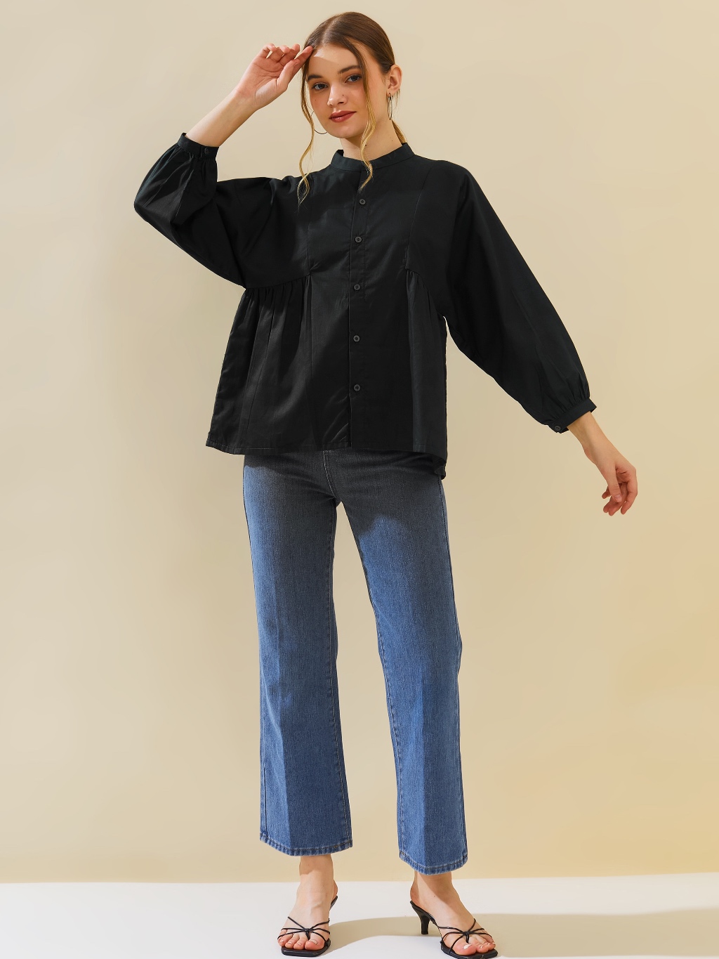 Jual NORA - Blouse by SVEA CLO - Atasan Wanita Casual - Kemeja Kerja ...
