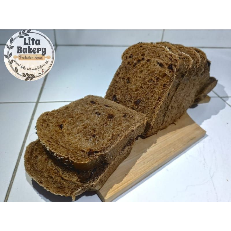 Jual Roti Gandum Mocca Coffe isi Kismis kurma (Bebas Gula, Susu, Telur ...