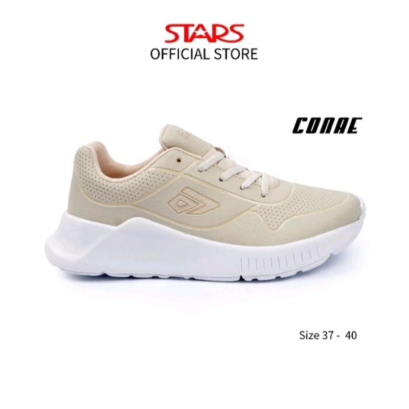 Jual Conae Sepatu Sneaker Wanita/Remaja Perempuan Luana Beig Putih ...