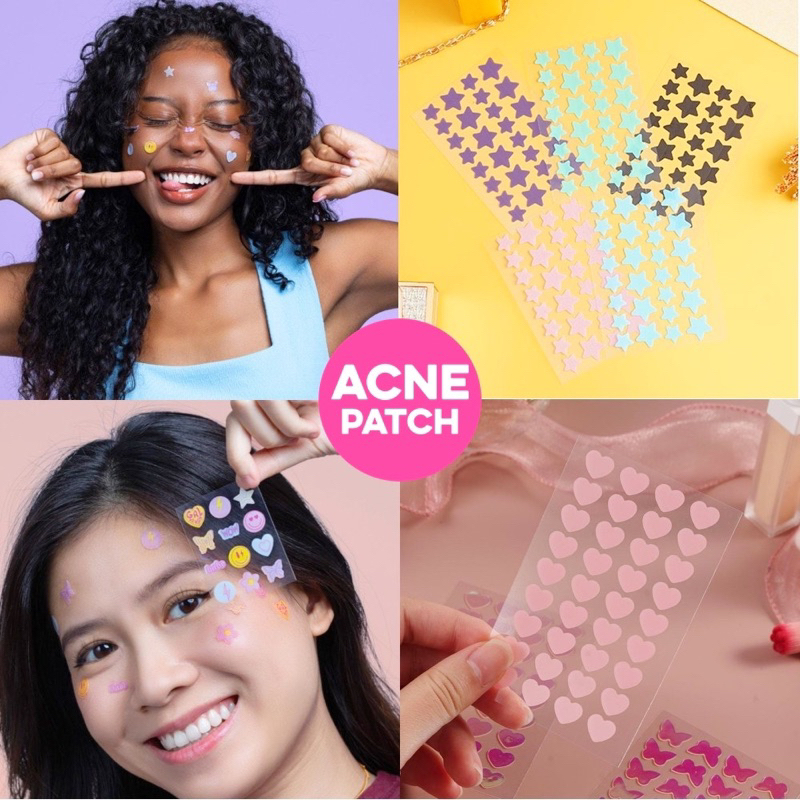 Jual [PREMIUM] Acne Patch Stiker Jerawat Colorful Hydrocolloid Acne ...
