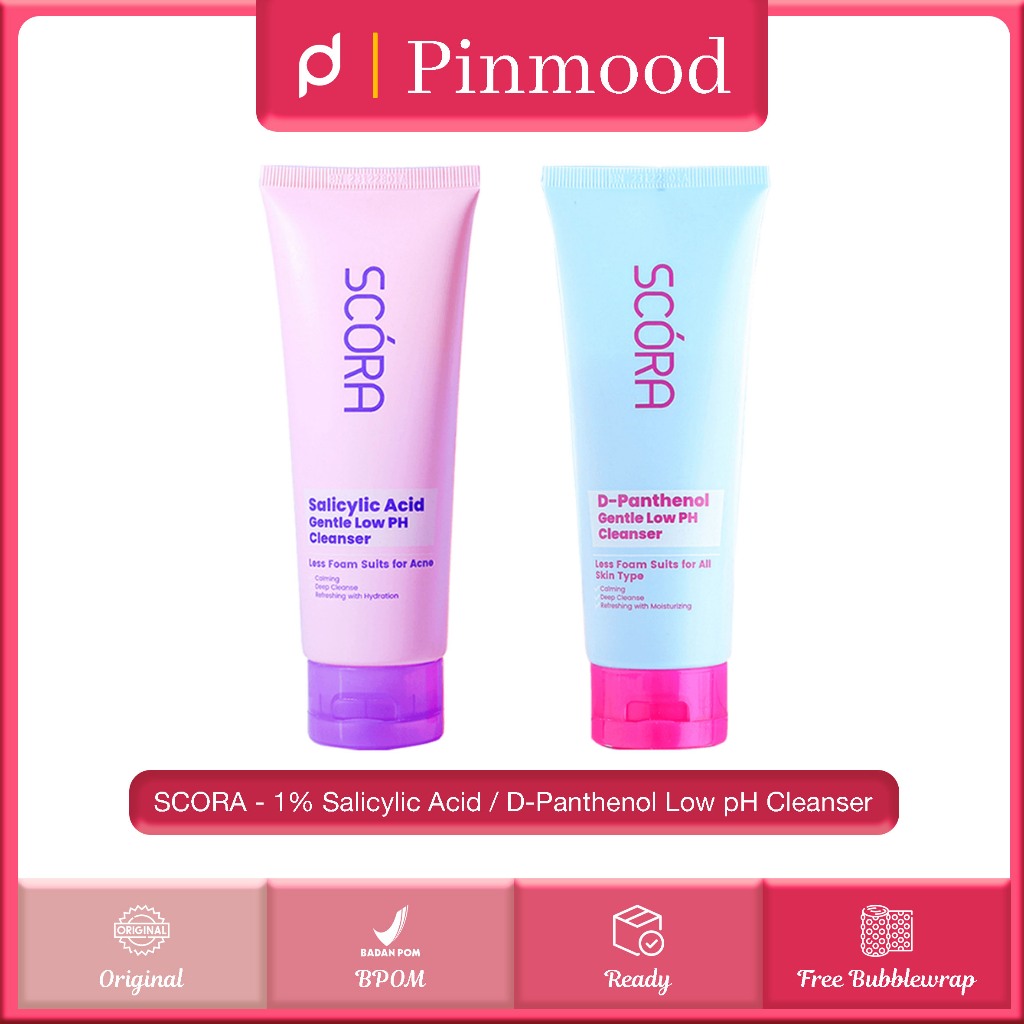 Jual SCORA - 1% SALICYLIC ACID / D-PANTHENOL GENTLE LOW PH CLEANSER ...