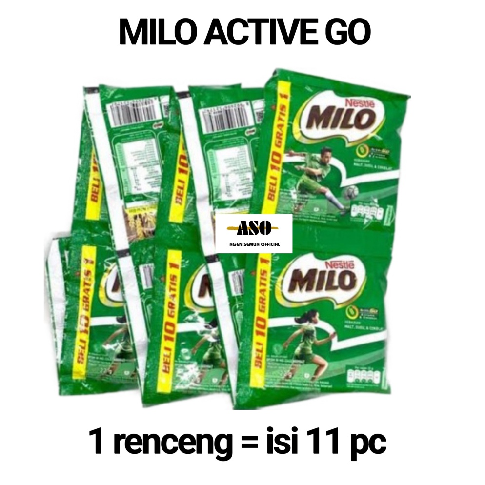 Jual Dijual kakak MILO ActivGo Susu Bubuk Sachet 22 gr RENCENG ISI 11 pc | Shopee Indonesia