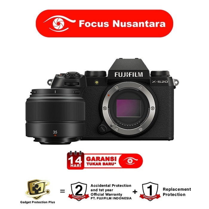 Jual Fujifilm XS20 X-20 Fuji X-S20 Body Only / Kit 15-45mm / Kit 18-55mm Kamera Mirrorless ...