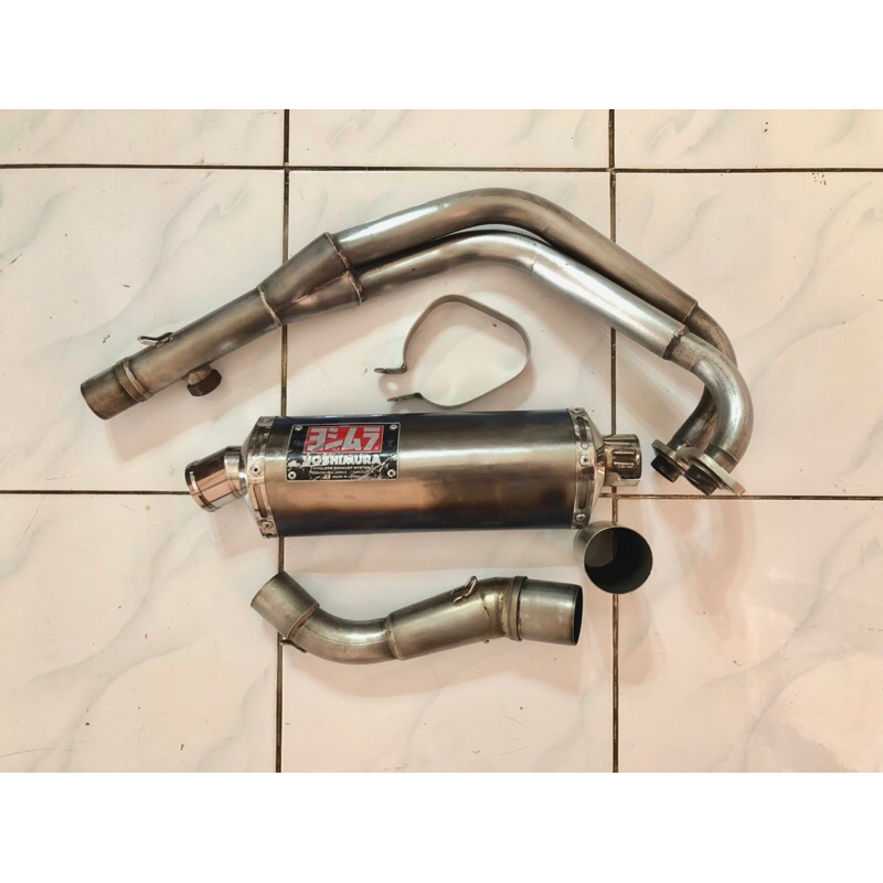 Jual Knalpot Yoshimura Cyclone Titanium Original Header Prospeed Shark ...